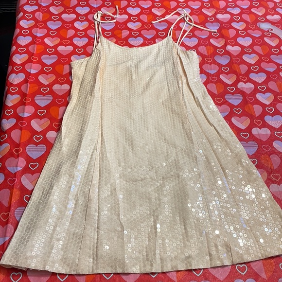 Parallel Dresses | Dresses | Vintage Parallel Dresses Clear Sequined ...